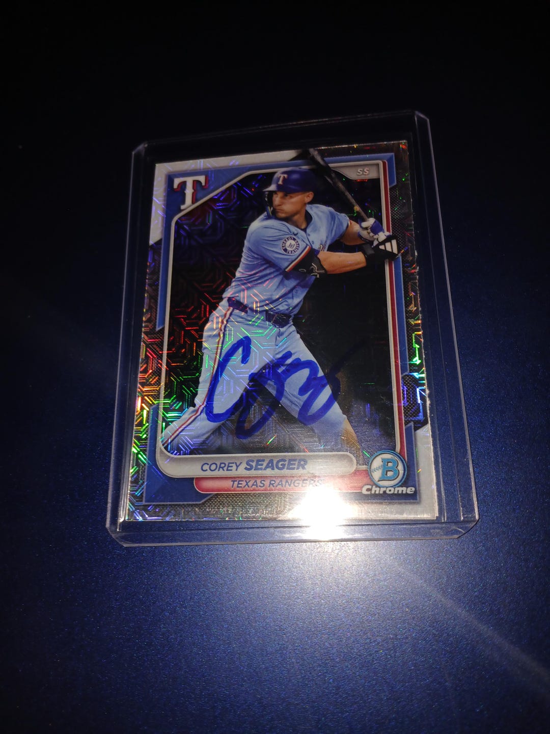 Corey Seager Autographed Card With COA - Etsy