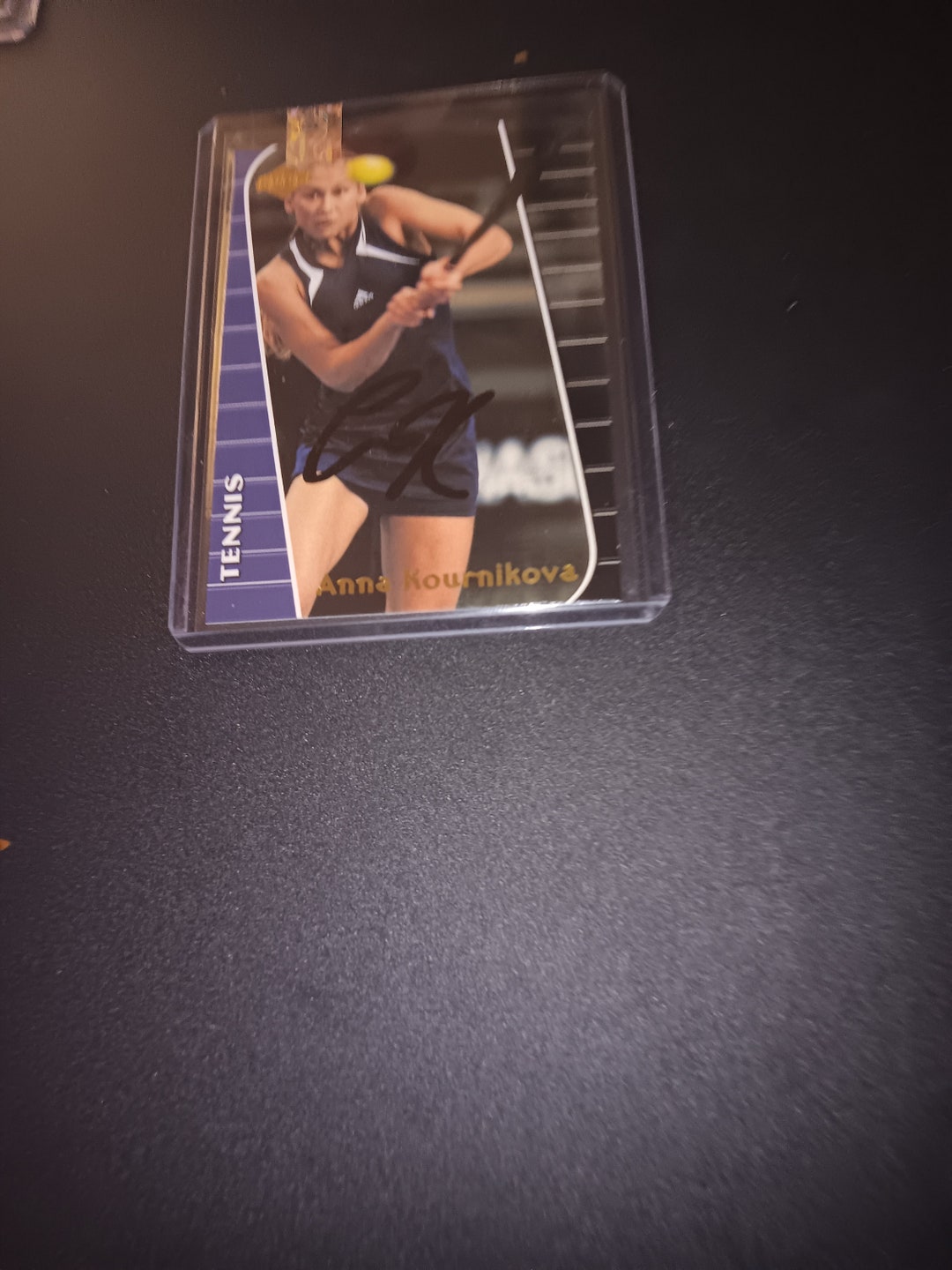 Anna Kournikova Autographed Card With COA - Etsy