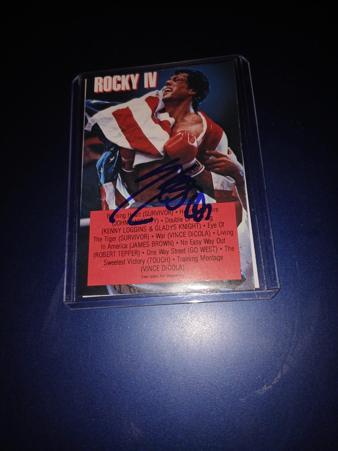 Sylvester Stallone Autograph With Coa - Etsy