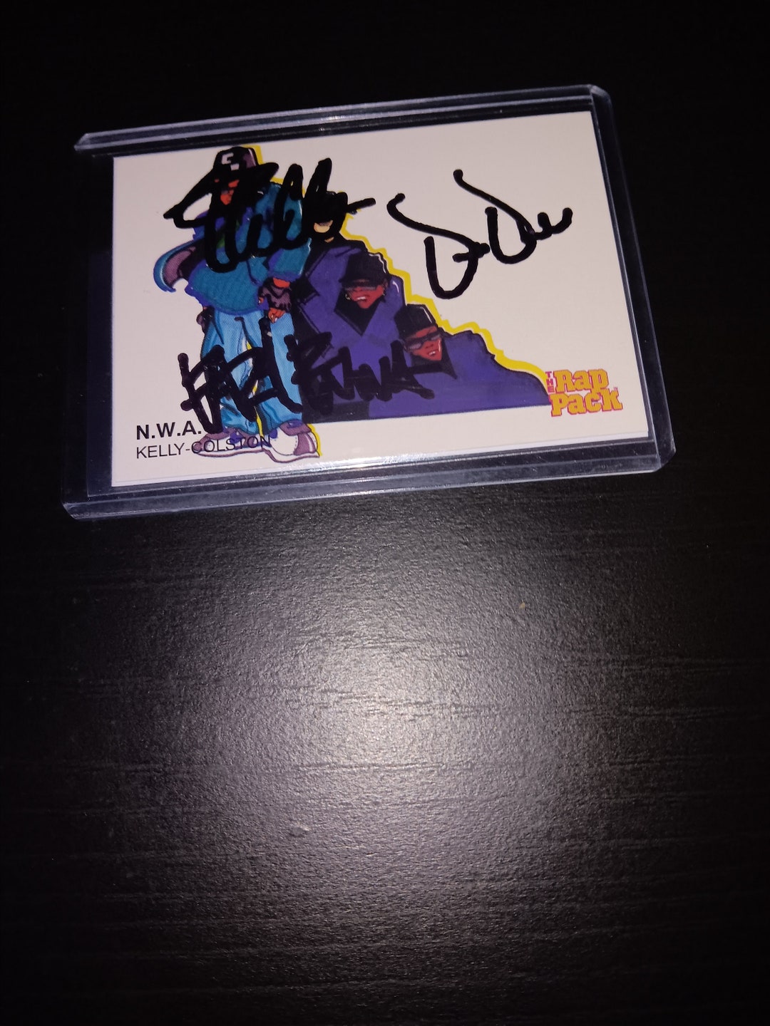 Eazy-e, Dr. Dre, Ice Cube Autographed NWA Card With Coa - Etsy