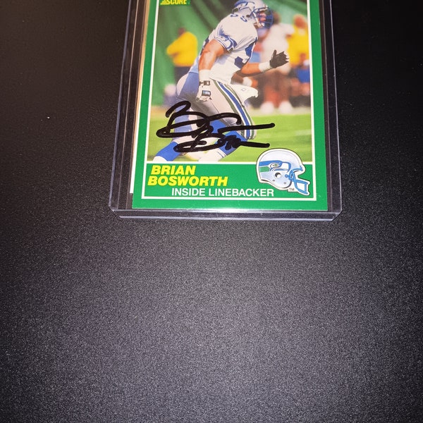 Brian Bosworth - Etsy