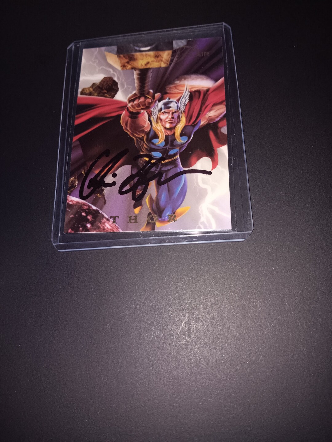 Thor, Chris Hemsworth Autographed Card With Coa - Etsy