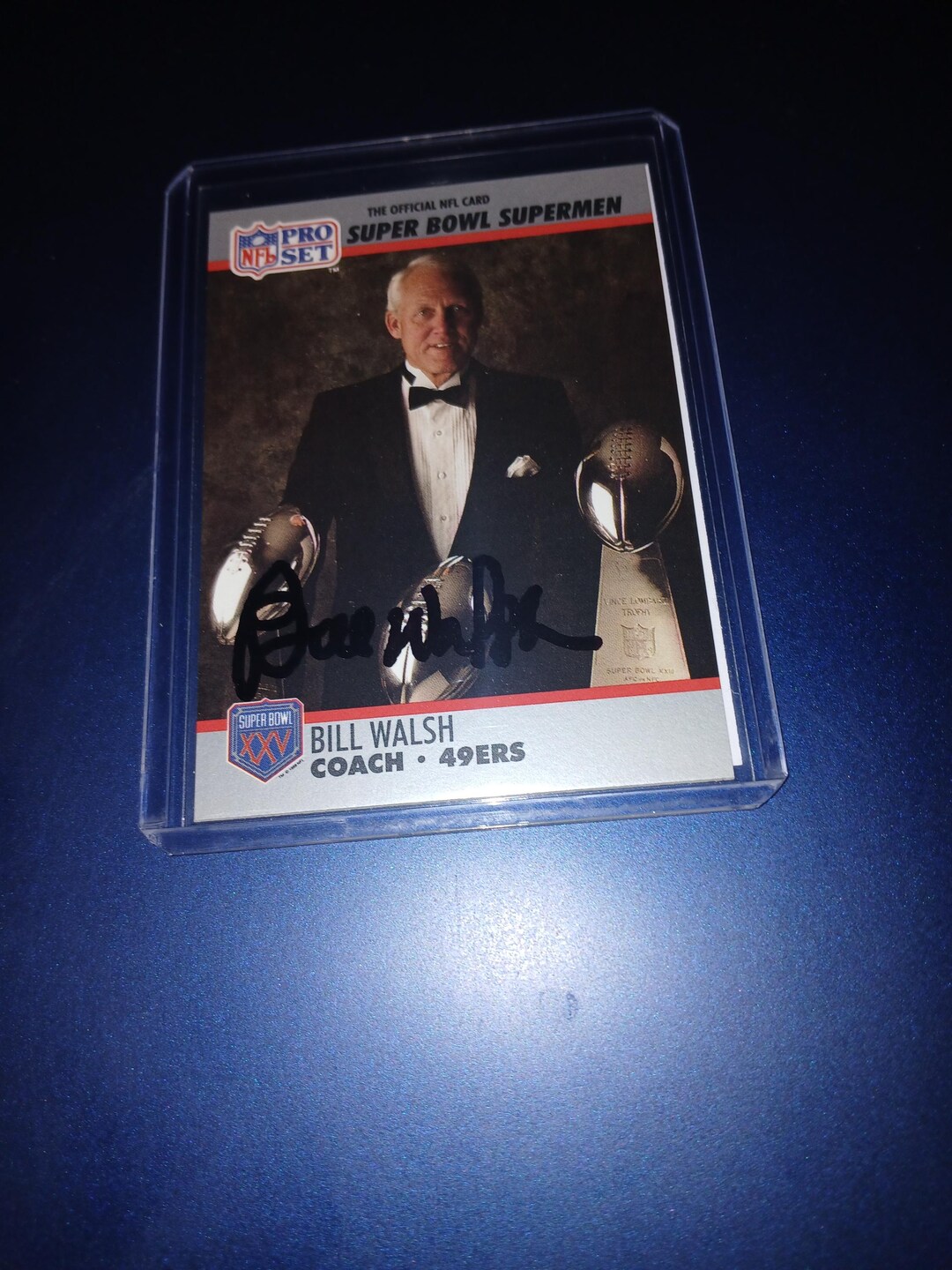 Bill Walsh Autographed Card With Coa - Etsy