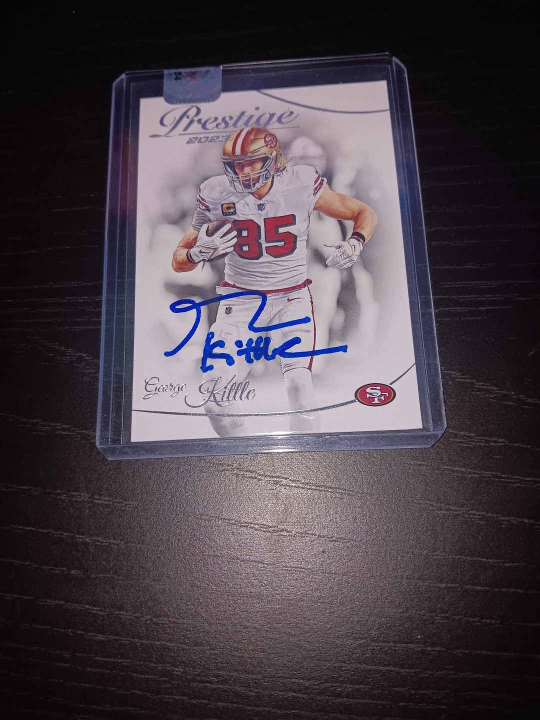 George Kittle Autographed Card With Coa - Etsy