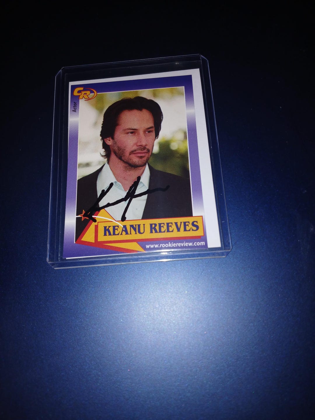 Keanu Reeves Autographed Card With Coa - Etsy