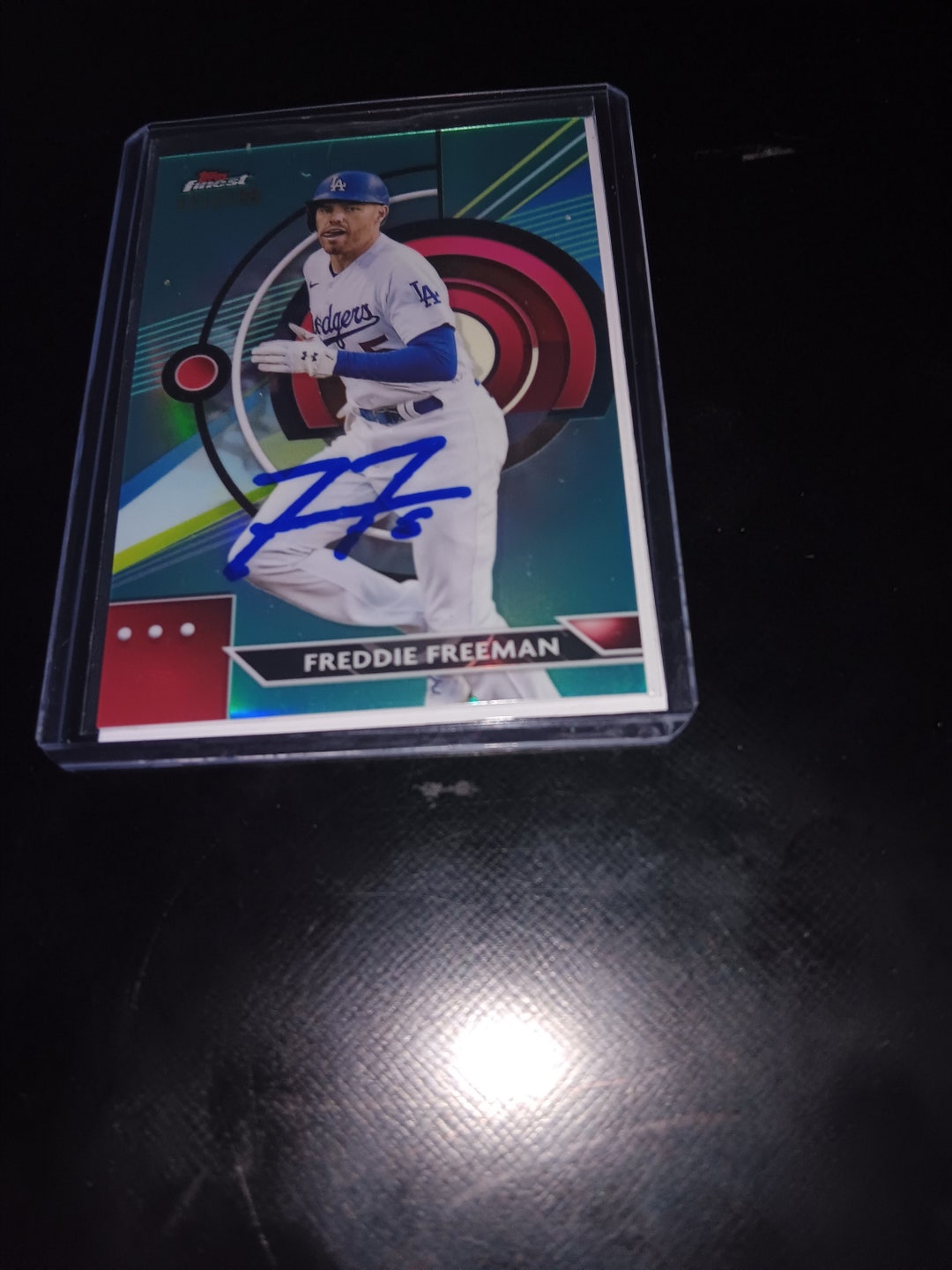 Freddie Freeman Autographed Card With COA - Etsy