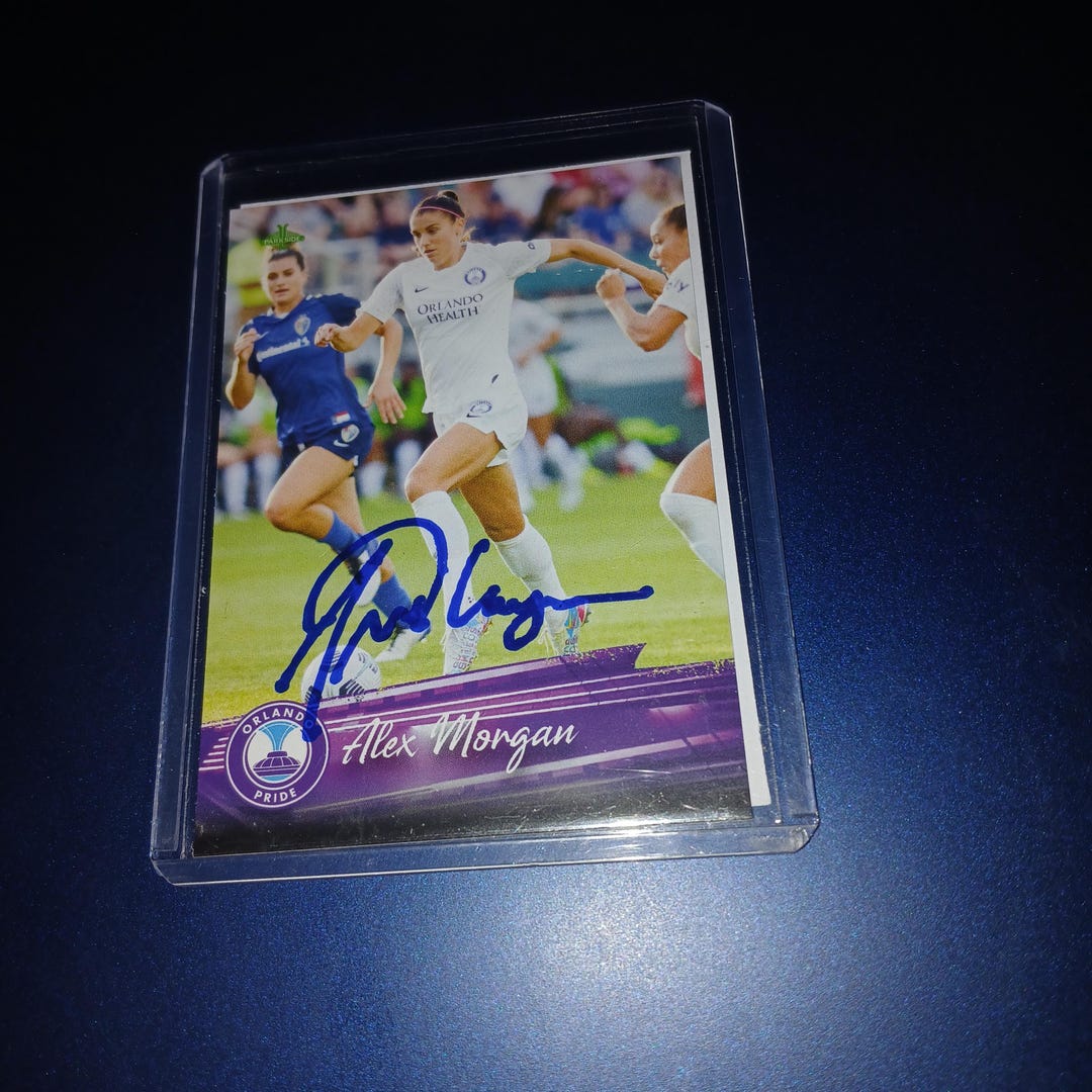 Alex Morgan Autographed Card With Coa - Etsy