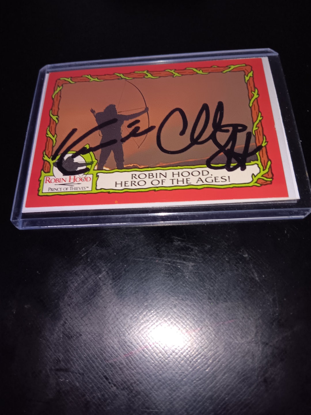 Kevin Costner, Christian Slater Autographed Robin Hood Card With Coa - Etsy