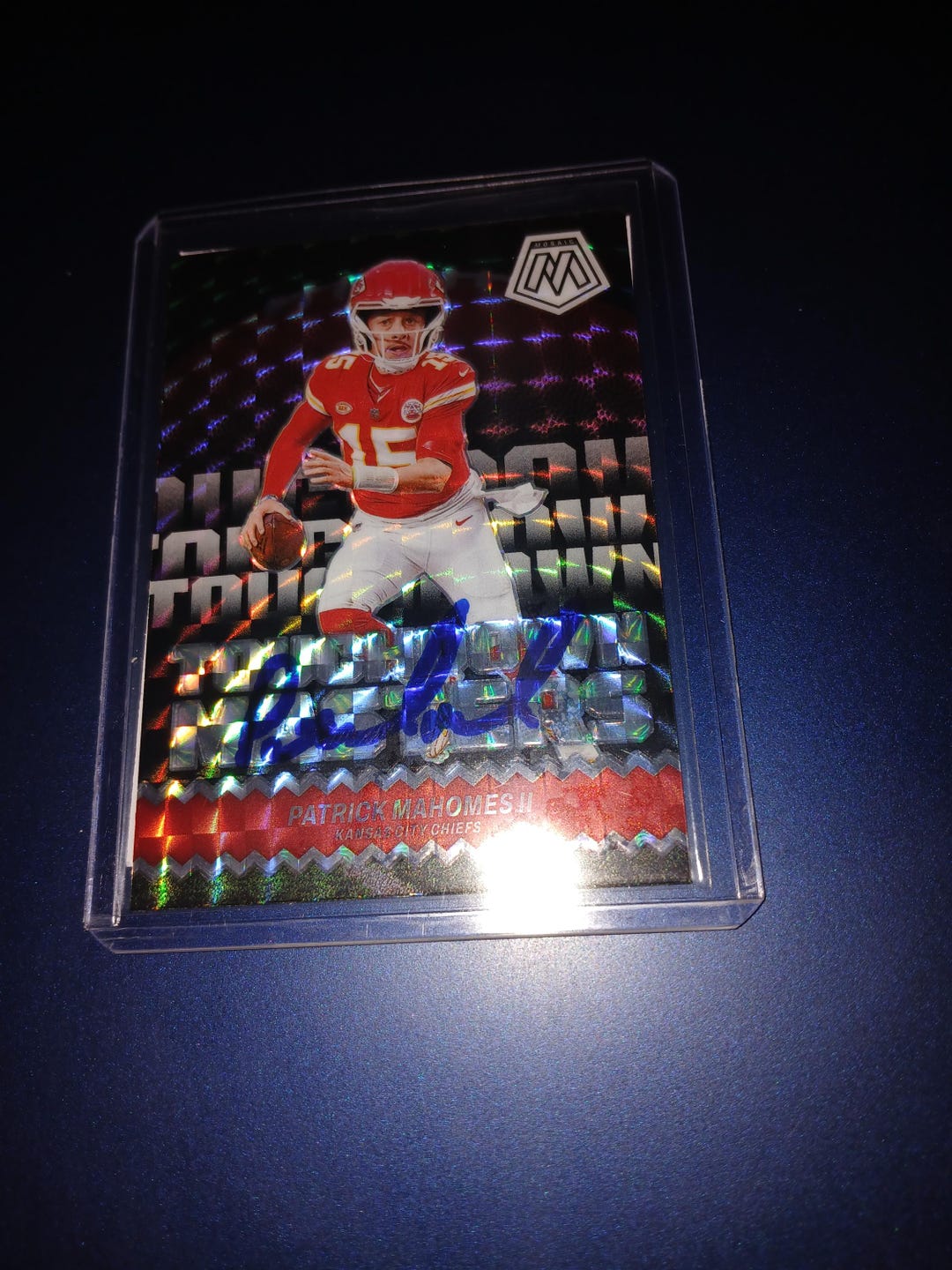 Patrick Mahomes Autographed Card With COA - Etsy