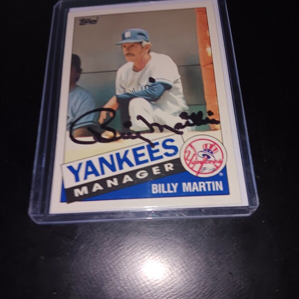 Billy Martin - Etsy