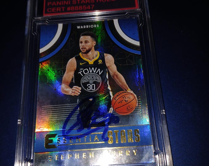 Stephen Curry Autographed Card With Cert - Etsy
