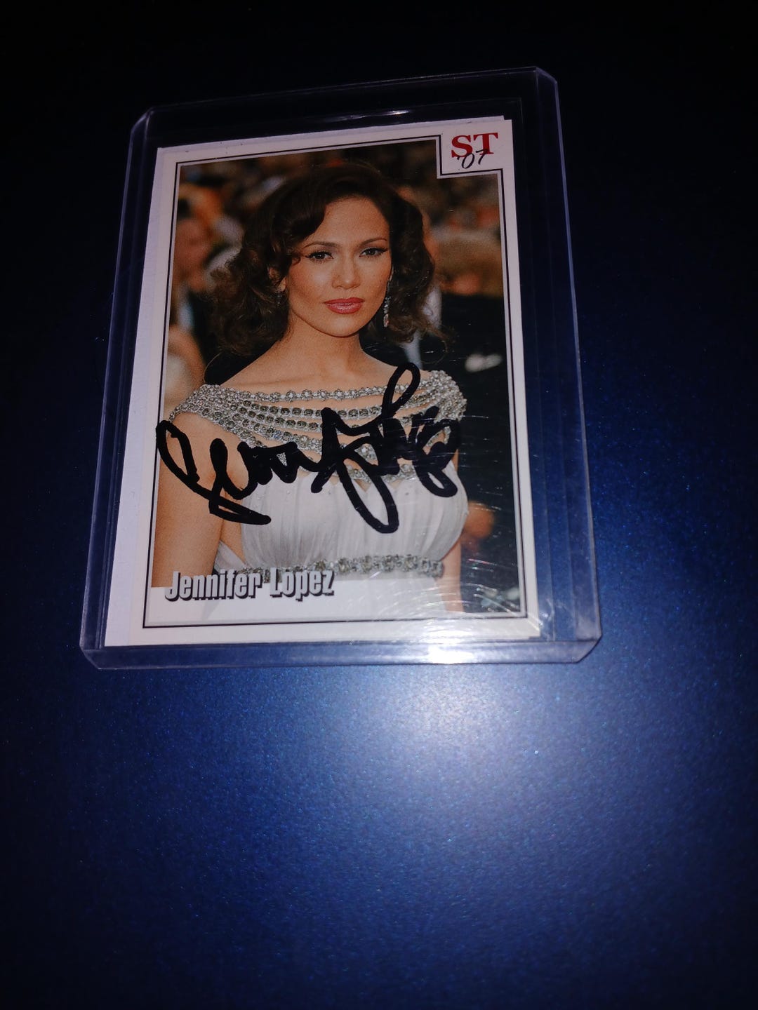 Jennifer Lopez Autograph Card With Coa - Etsy