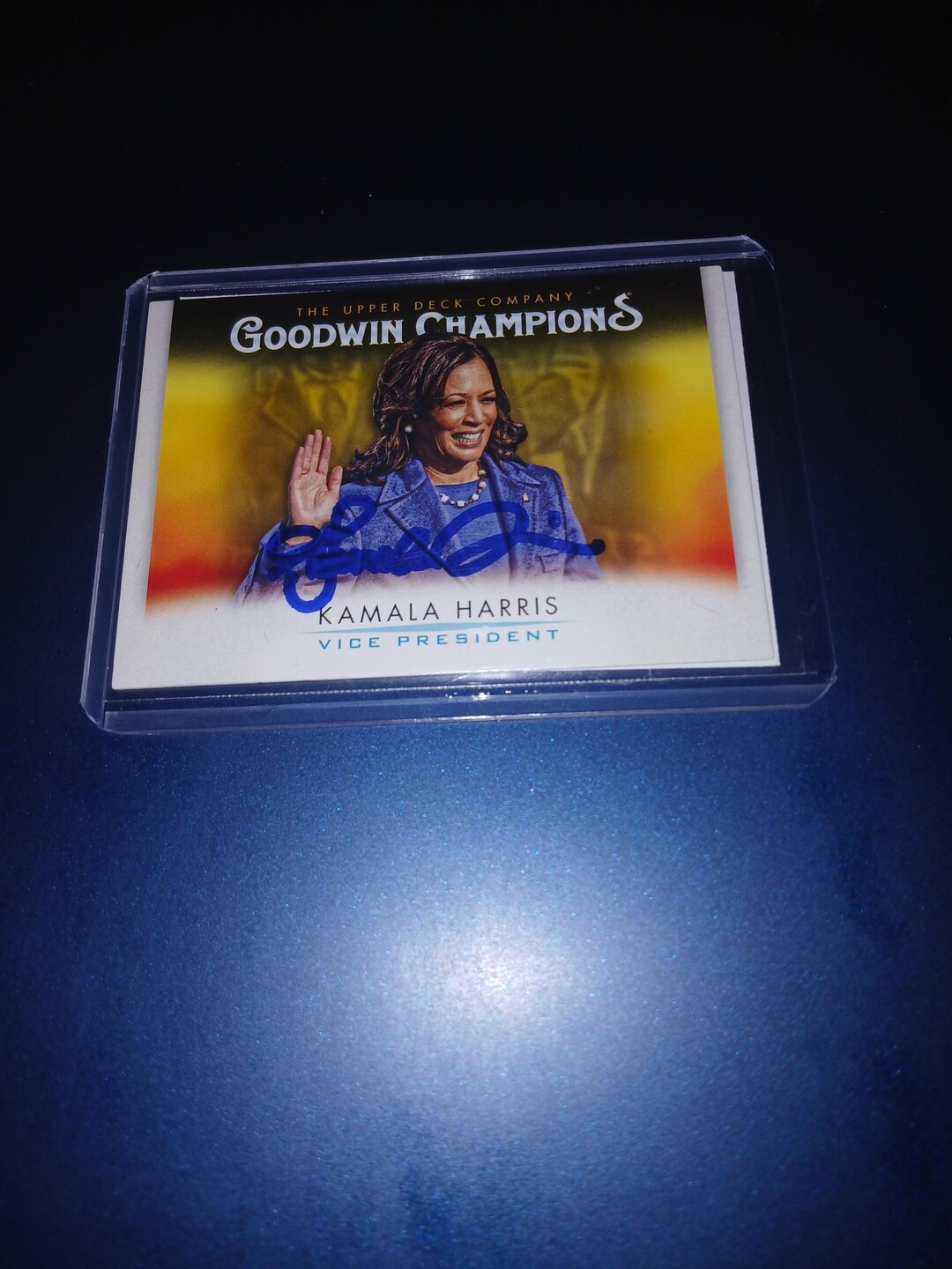 Kamala Harris Autographed Card With COA - Etsy