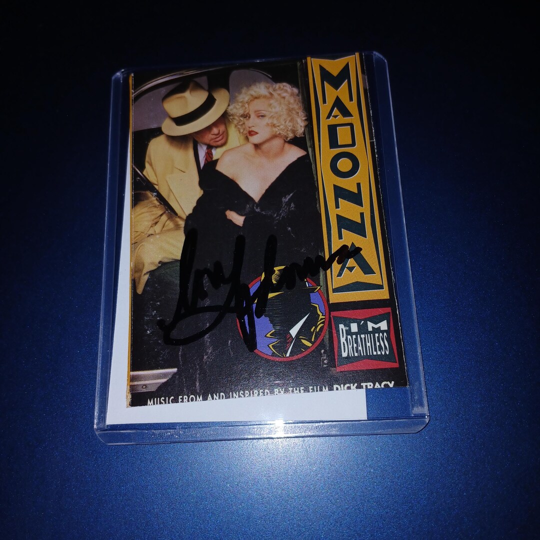 Madonna Autograph With Coa - Etsy