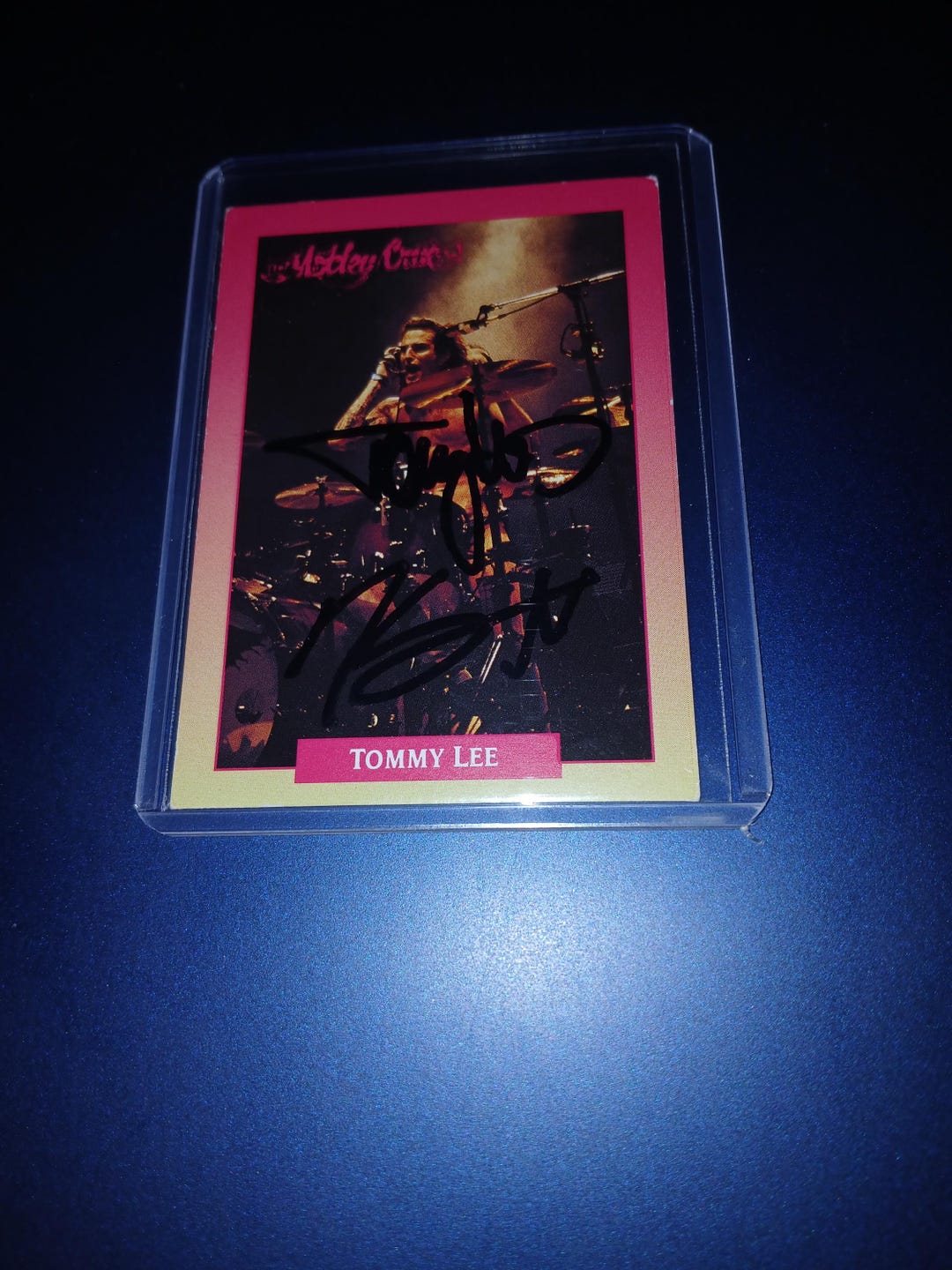 Tommy Lee, Nikki Sixx Autographed Card With Coa - Etsy