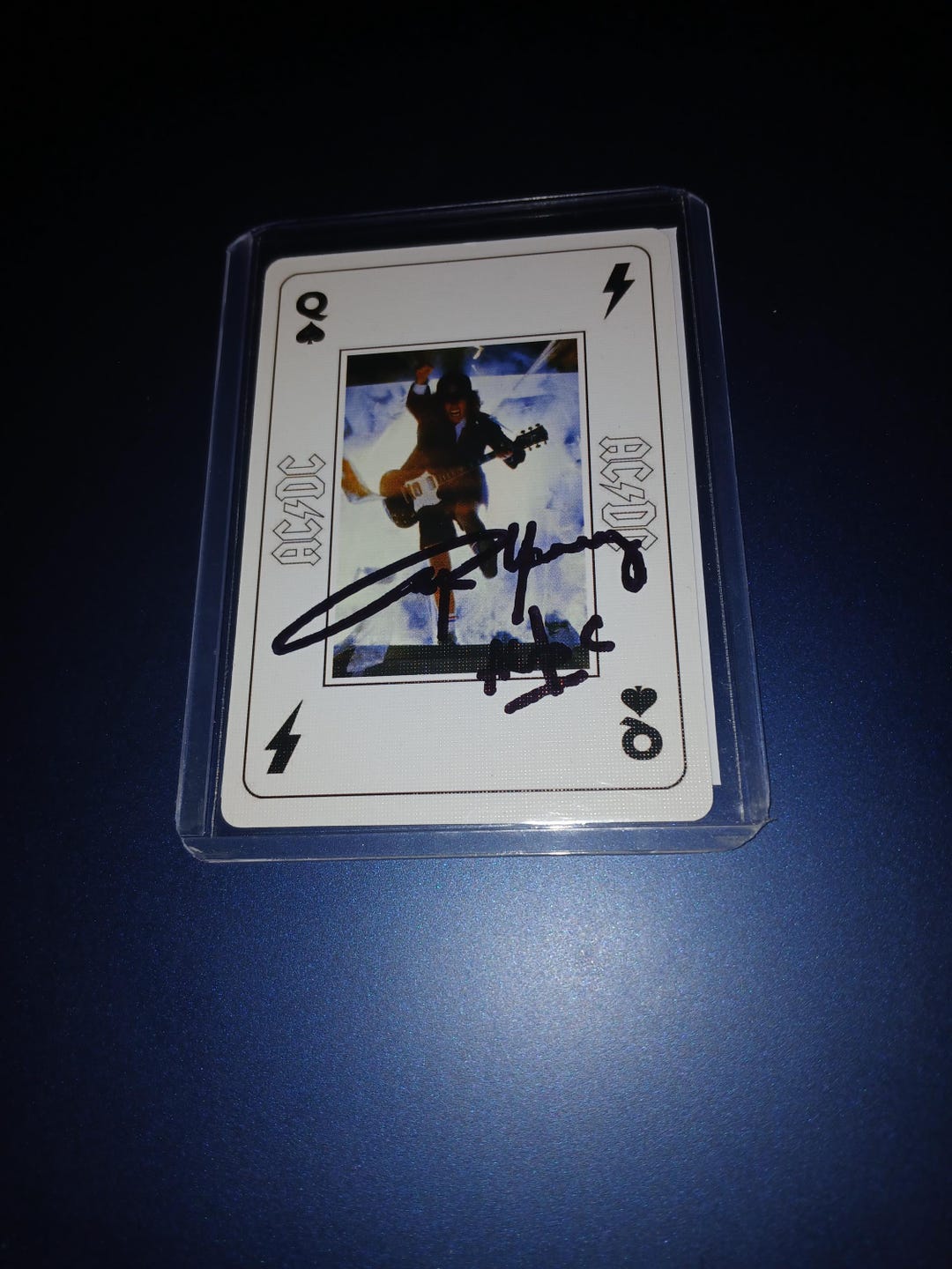 Angus Young Autograph With Coa - Etsy