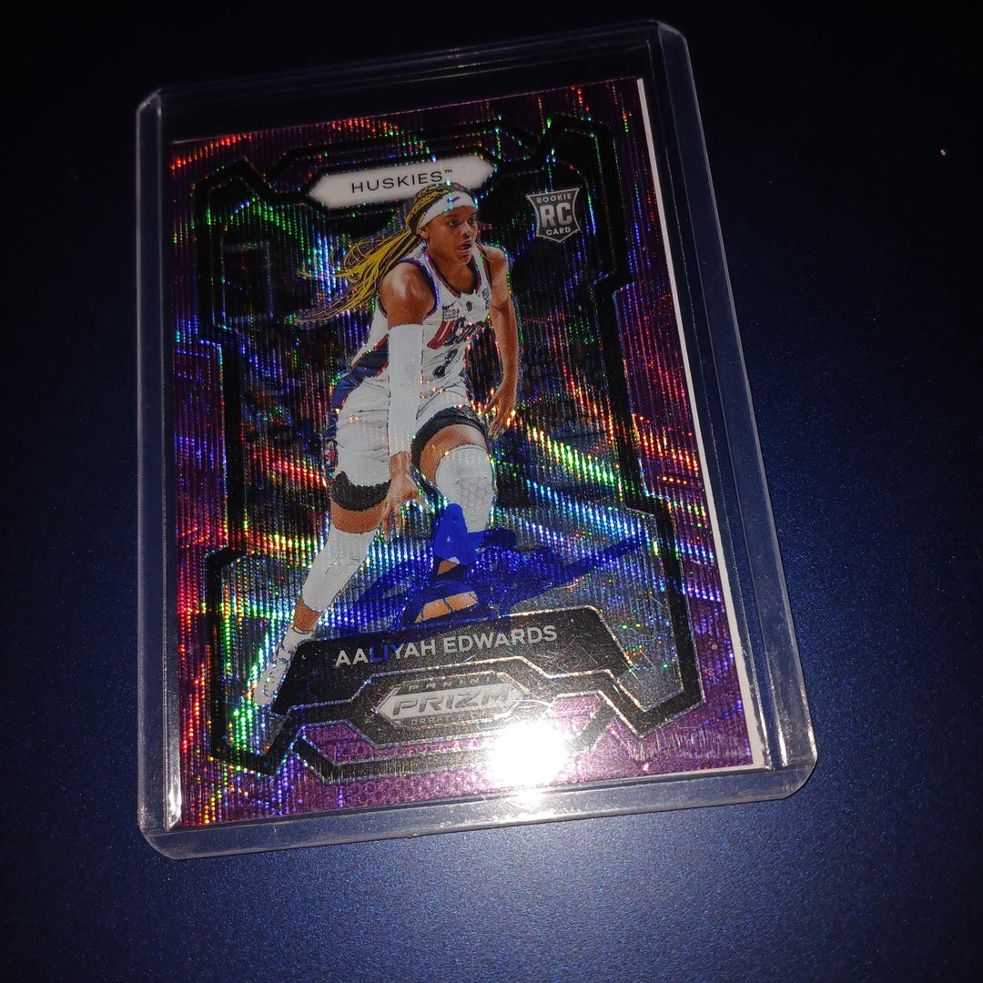 Aaliyah Edwards Autographed Rookie Card With Coa - Etsy