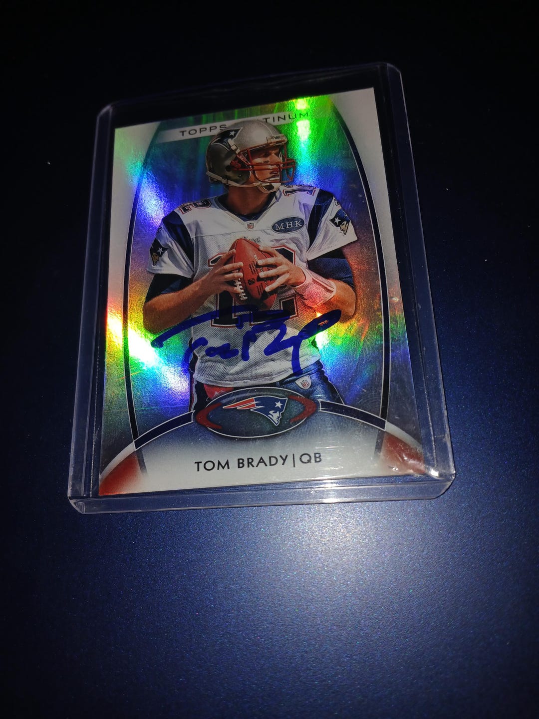 Tom Brady Autographed Card With COA - Etsy