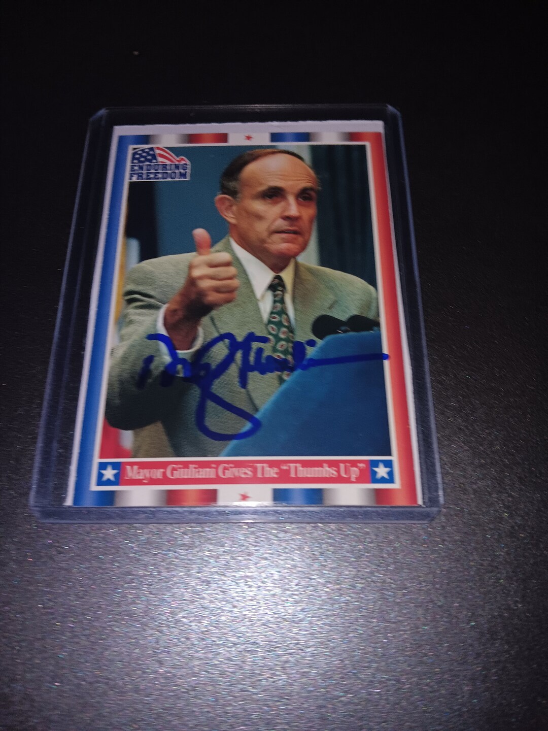 Rudy Giuliani Autographed Card With Coa - Etsy