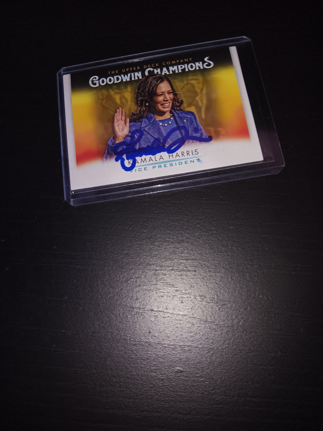 Kamala Harris Autographed Card With COA - Etsy