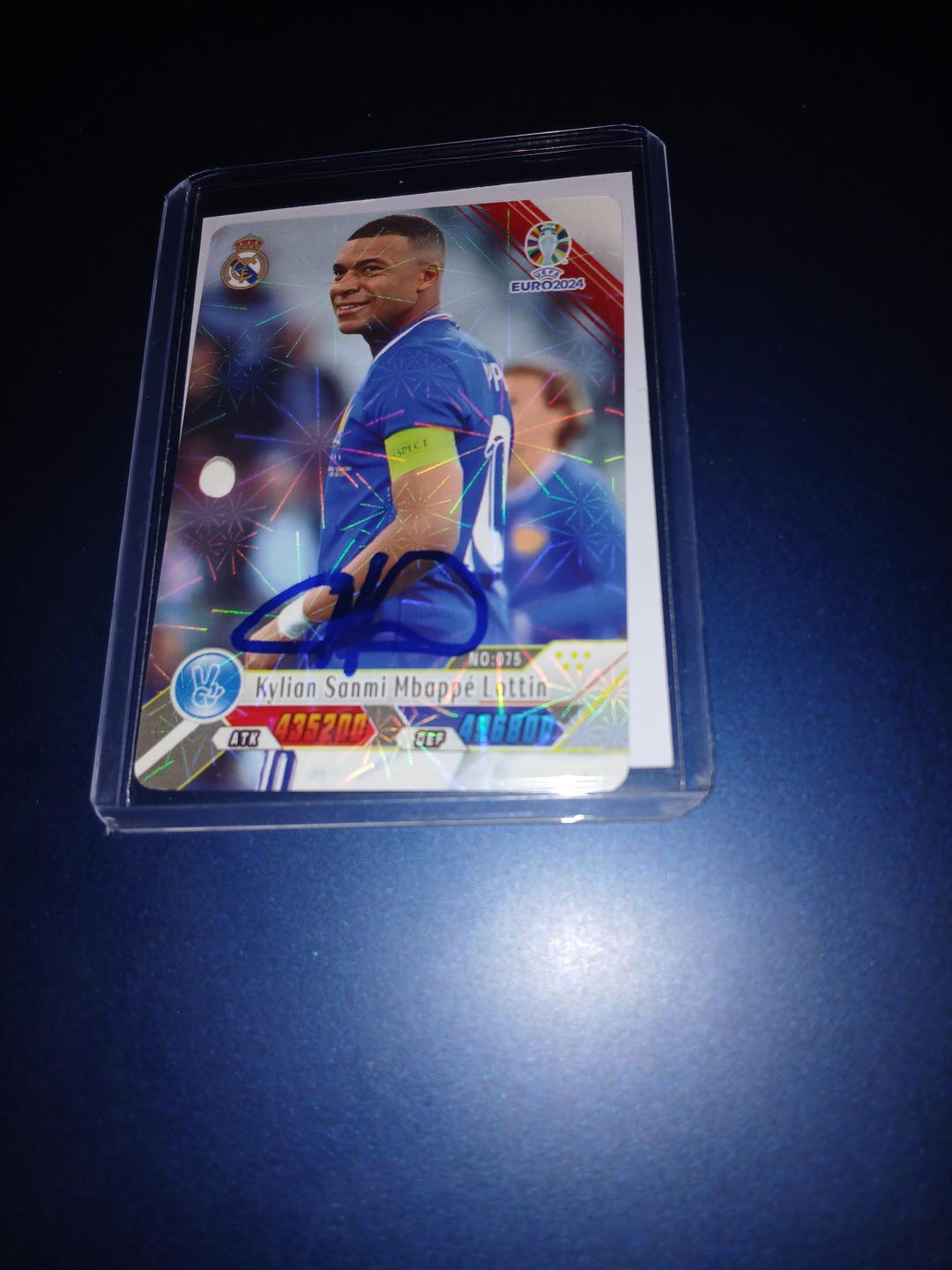 Kylian Mbappé Autographed Card With Coa - Etsy
