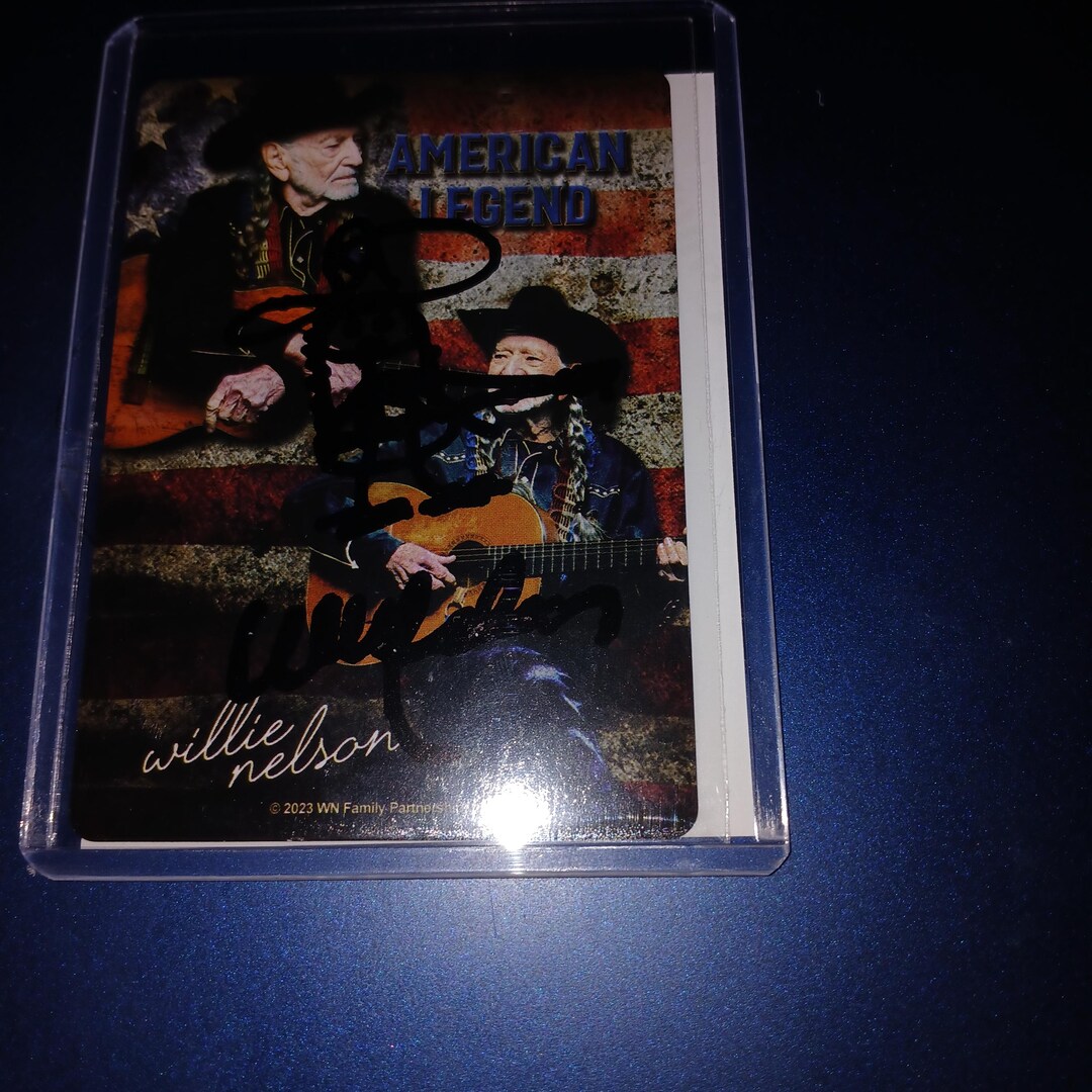 Willie Nelson Autograph With Cert - Etsy