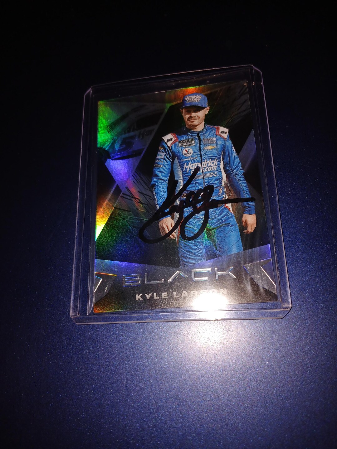 Kyle Larson Autographed Card With Coa - Etsy