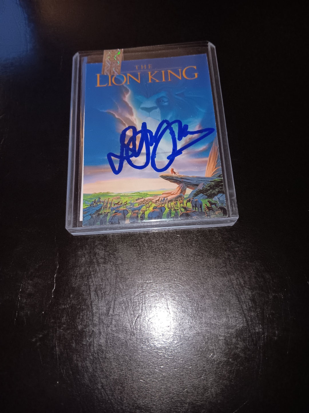 Elton John Autographed Lion King Card With Coa - Etsy