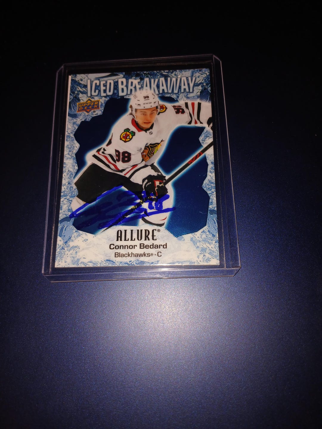 Connor Bedard Autographed Rookie Card With Coa - Etsy