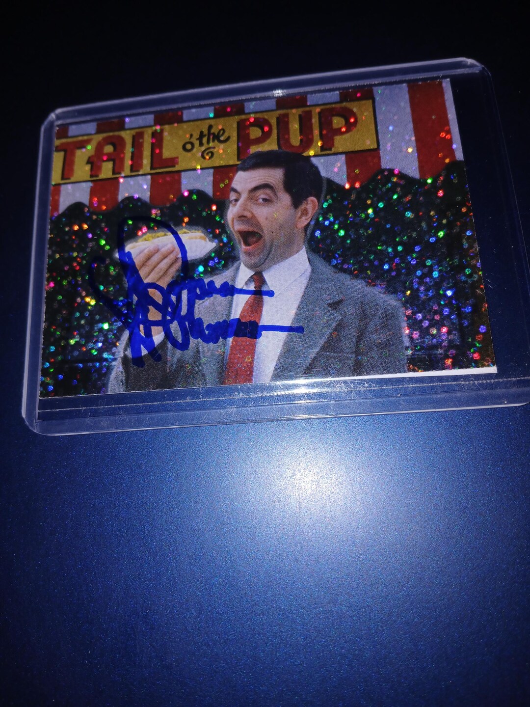 Mr. Bean Autographed Card With Coa - Etsy