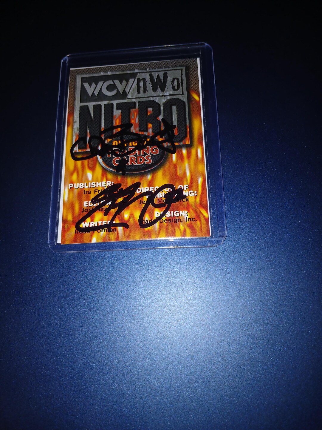Eddie Guerrero, Chris Benoit Autographed Card With Coa - Etsy