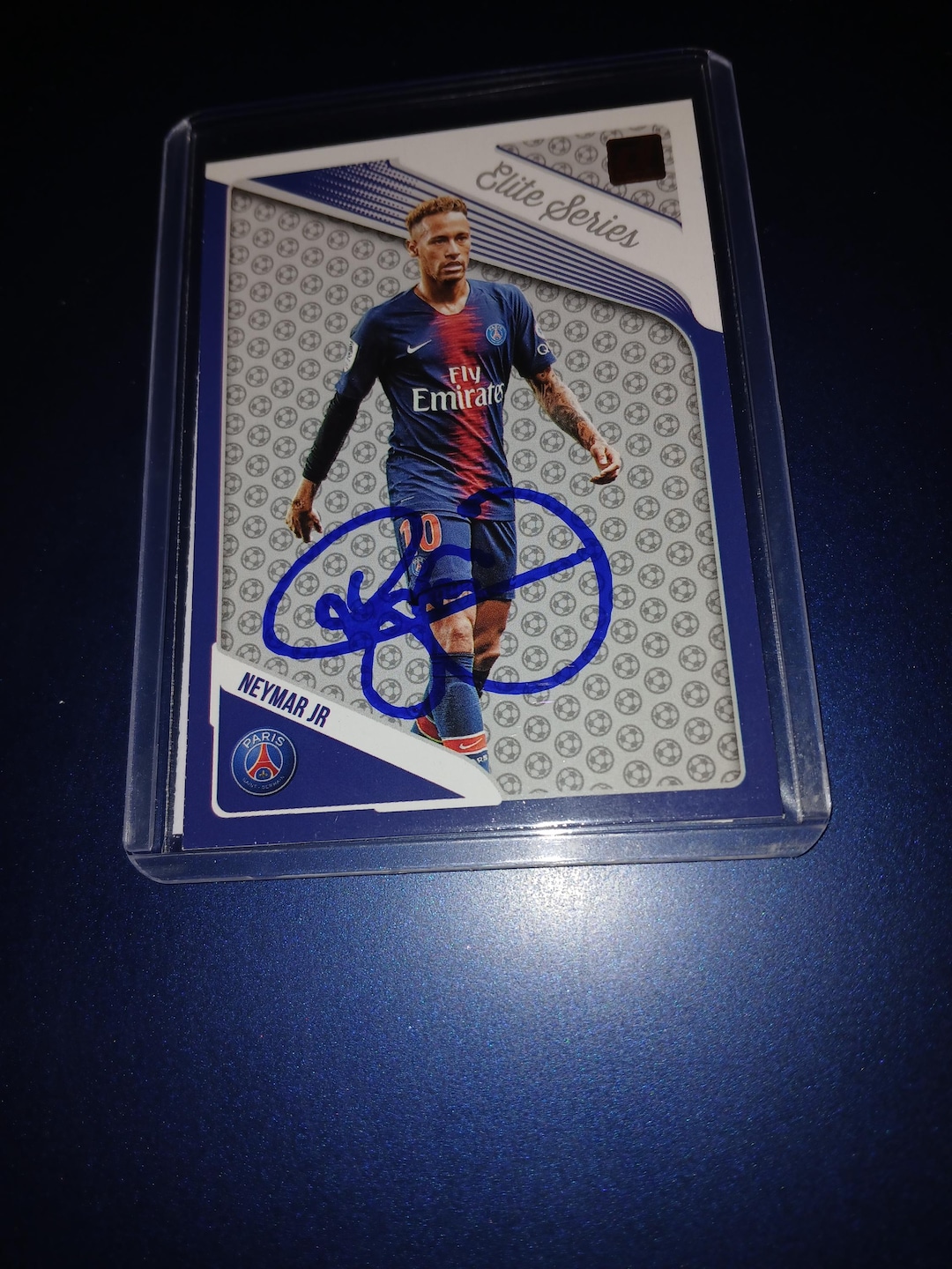 Neymar Jr Autographed Card With Coa - Etsy