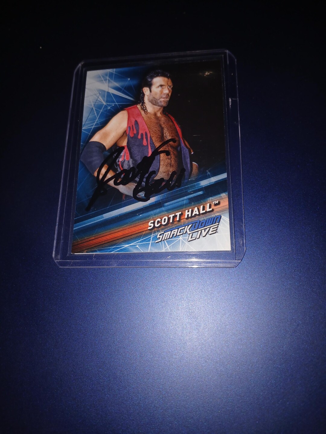 Scott Hall Autographed Card With Coa - Etsy