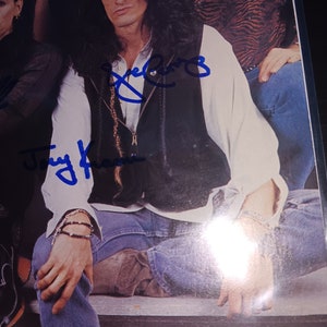 Steven Tyler, Joe Perry, Joey Kramer Autographed Promo With Coa ...