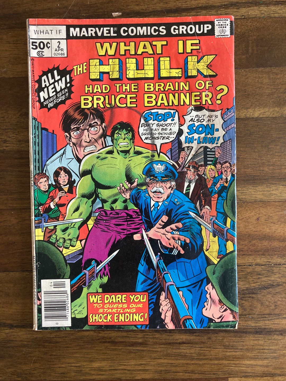 Marvel’s What If? #2 (the Hulk Had the Brain of Bruce Banner) - Etsy