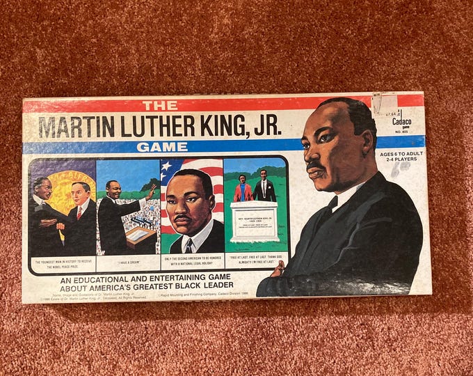 Vintage the Martin Luther King Jr. Board Game - Etsy