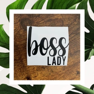 Boss Lady Decal - FREE SHIPPING - Etsy