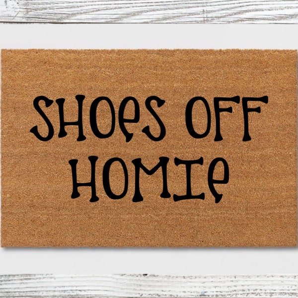 Shoes off Doormat - Etsy
