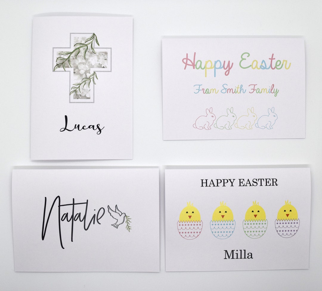 Personalised Easter Cards - Etsy