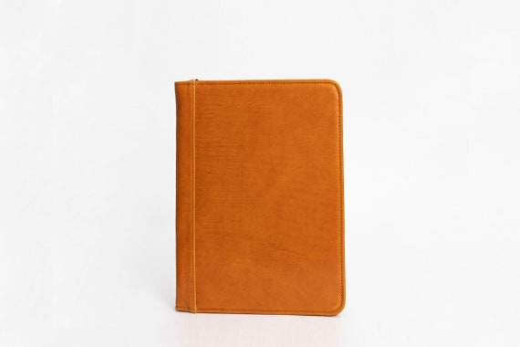 Folio Yellow Leather Compendium | Etsy