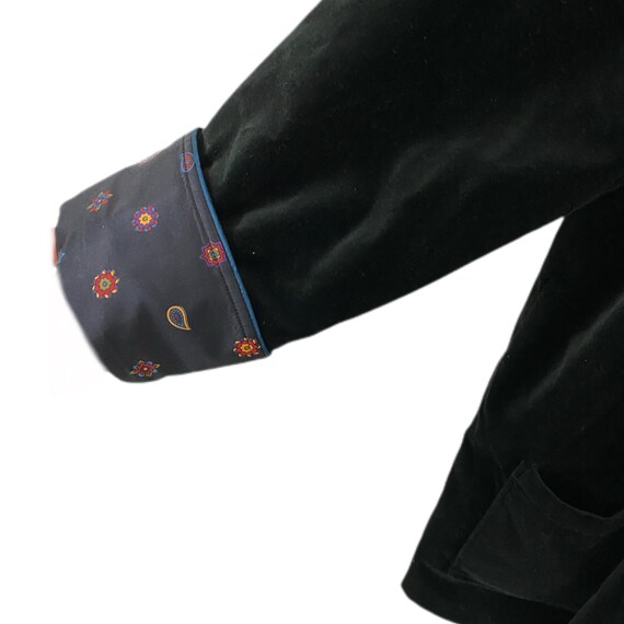 BUSHWACKER CLASSICS Black Velvet Jacket Blazer - Gem