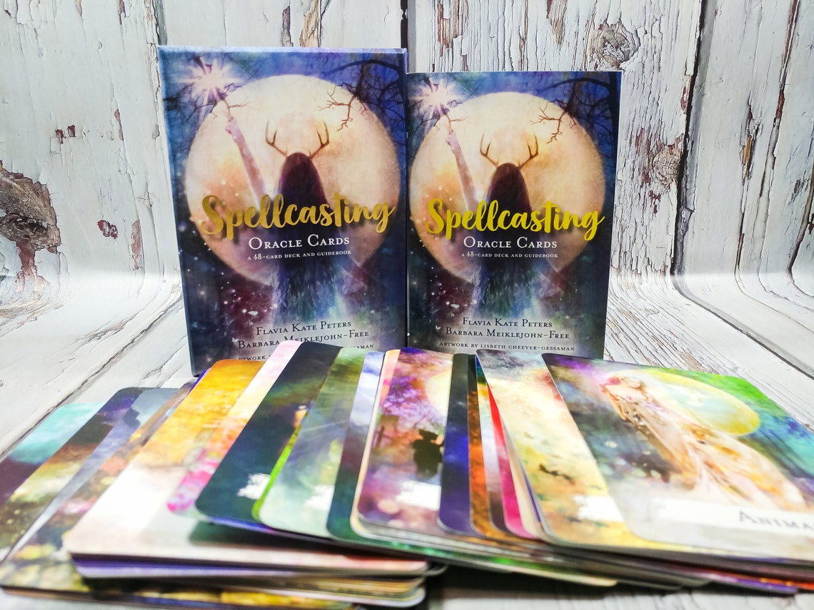 Spellcasting Oracle Cards: A 48-card Deck and Guidebook by Flavia Kate ...