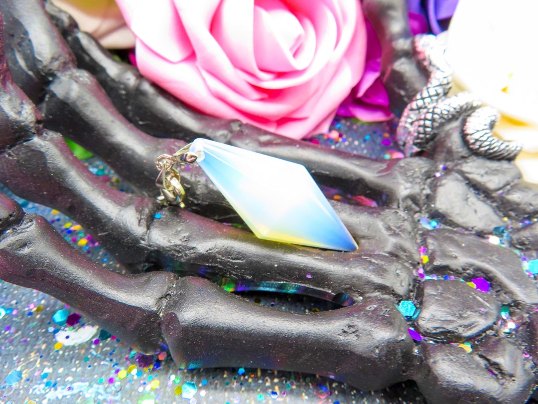 Opalite Crystal Pendulum for Divination | Scrying Tool | Dowsing ...