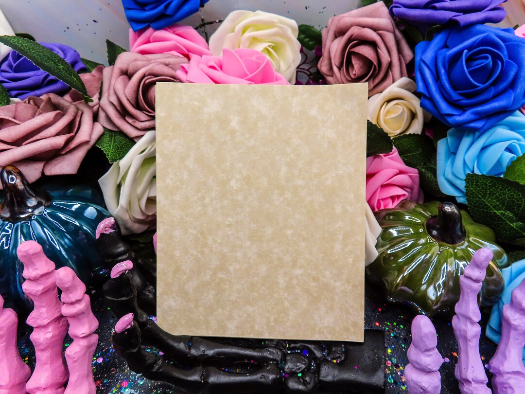 30 Pieces Spell Writing Paper | 'parchment' Antique Look Paper | Ritual ...