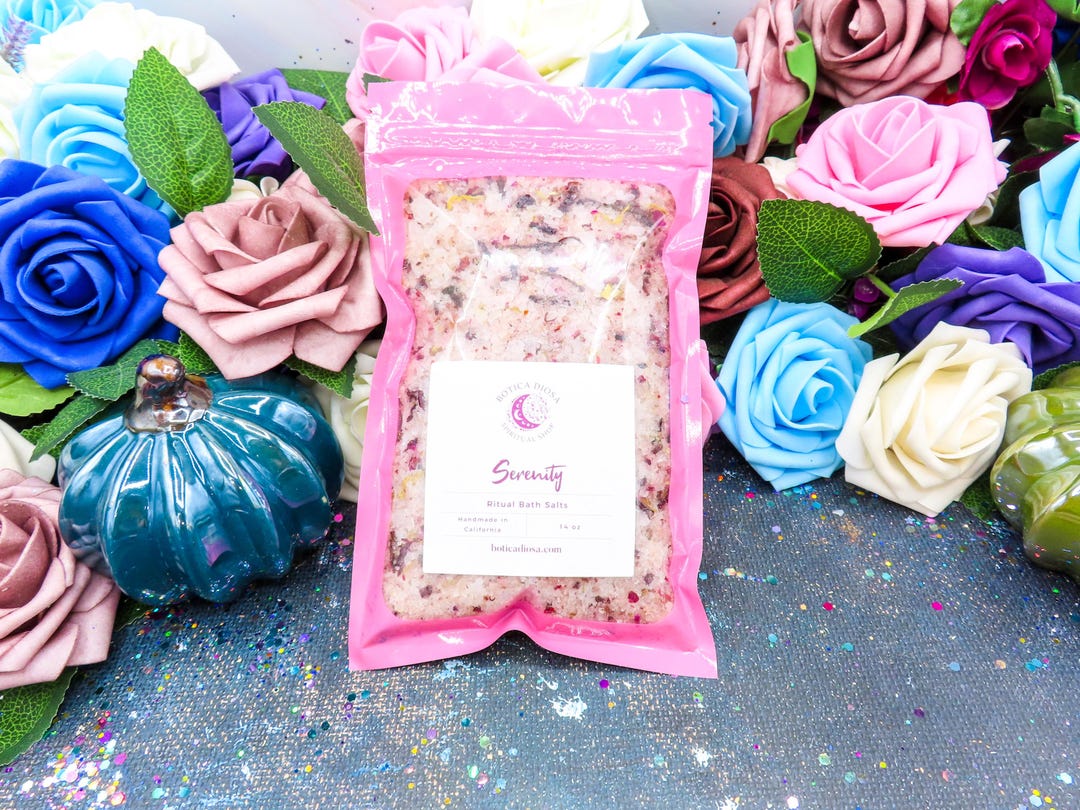 Serenity: Ritual Bath Salts for Grounding | Magical Self-care Ritual ...