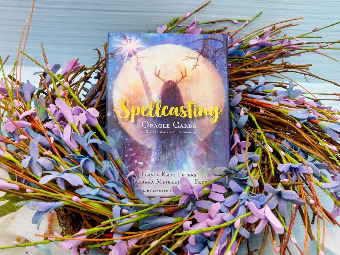 Spellcasting Oracle Cards: A 48-Card Deck and Guidebook by | Etsy
