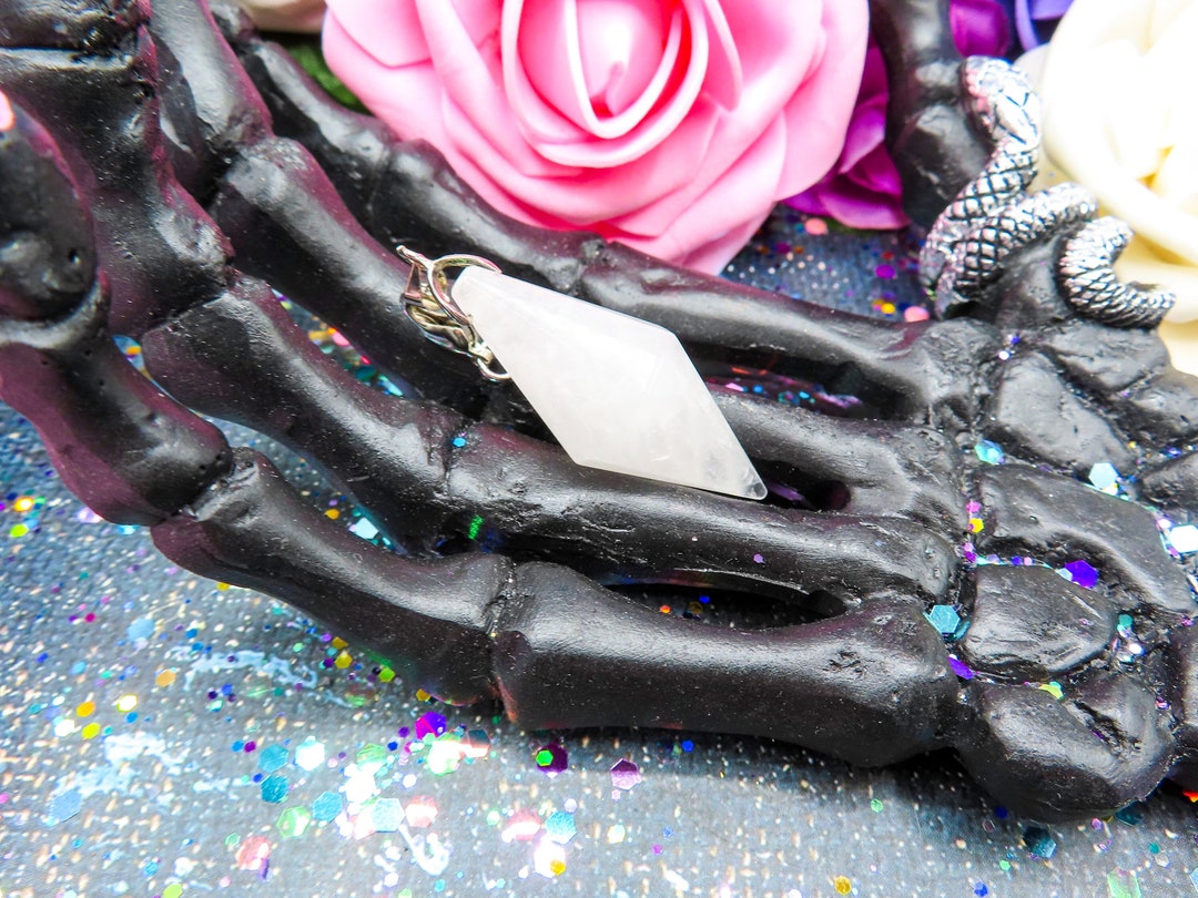 Clear Quartz Crystal Pendulum for Divination | Scrying Tool | Dowsing ...