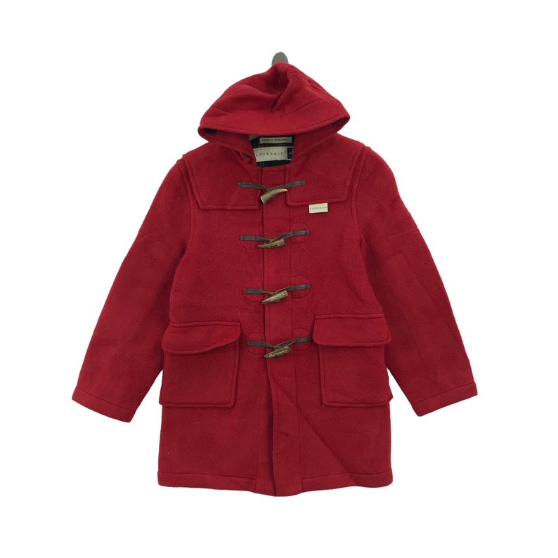 Vintage GLOVERALL Duffle Coat Red Colour Made in England - Etsy