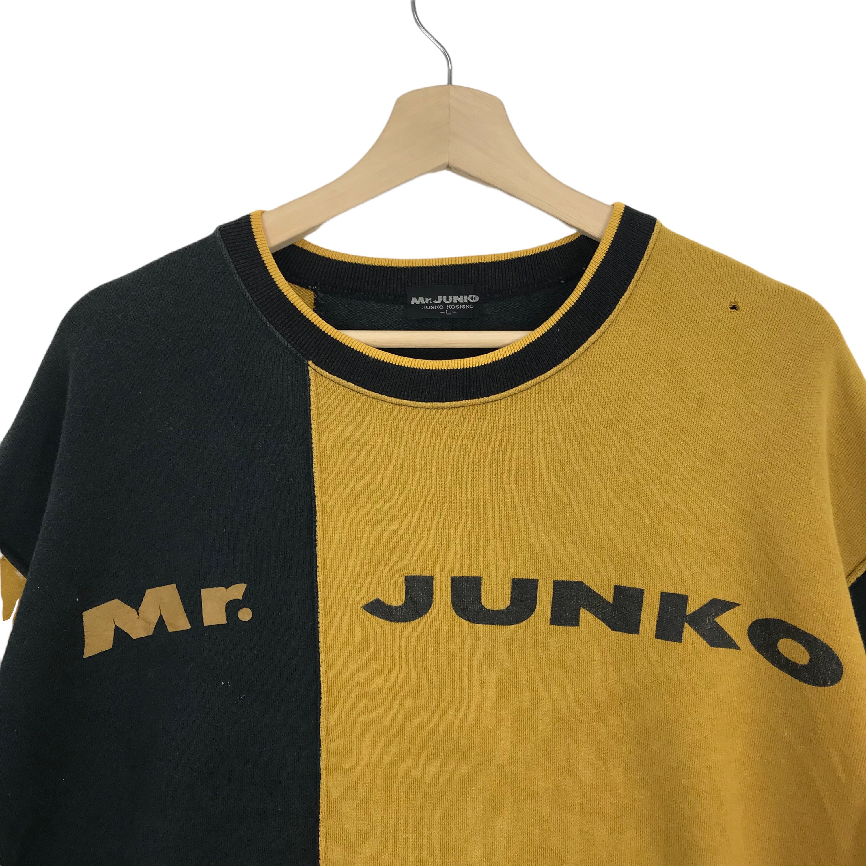 Vintage Mr.junko by Junko Koshino Sweatshirt Big Logo Spellout Pullover ...