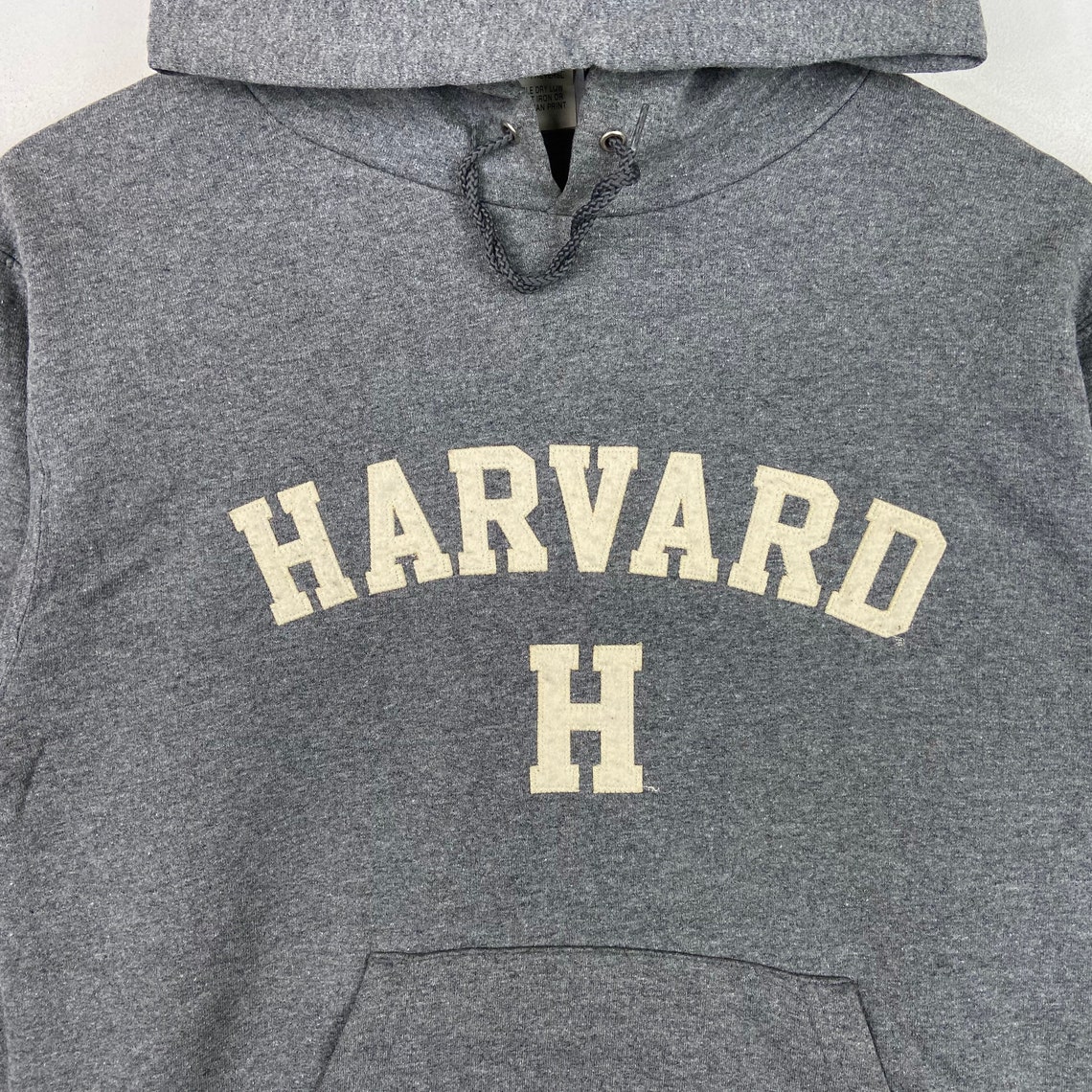 Vintage Champion Harvard University Hoodies Big Logo Spellout Pullover ...